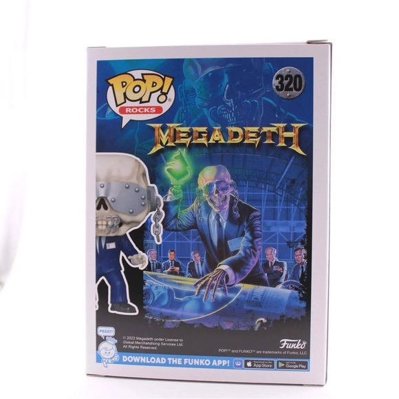 Funko | Toys | Funko Pop Pop Rocks Megadeth Vic Rattlehead Wprotector ...